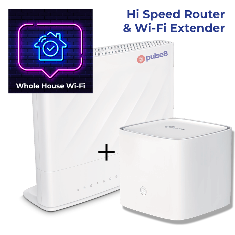 OFNL 80 Fibre Broadband with Whole Home Wi-Fi Coverage - Pulse8